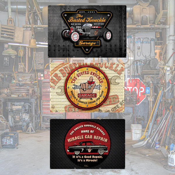 Busted Garage 3 Panel Metal Pegboards for Tools - Busted - Busted ...