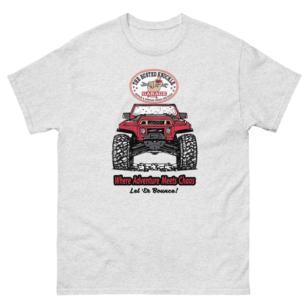 Busted Knuckle Garage Carguy Off-Road Rock Crawler T-Shirt - Busted ...