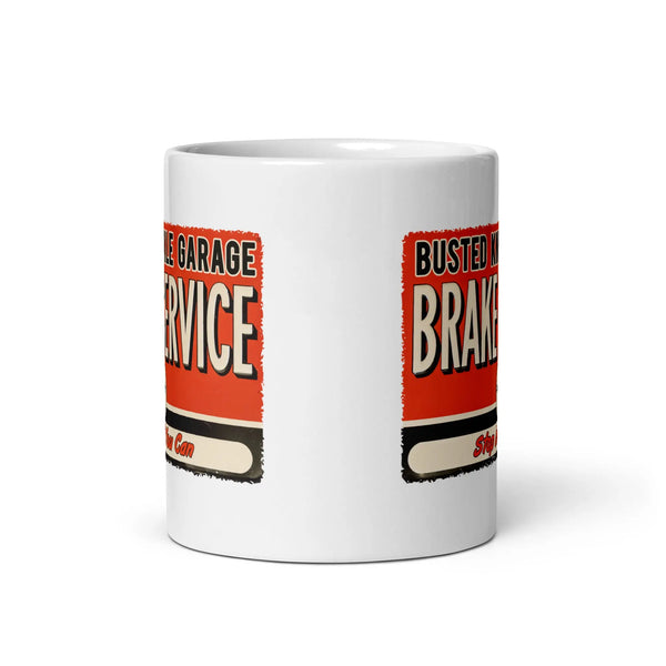 Busted Knuckle Garage Carguy Brake Service Coffee Mug - Busted Knuckle ...