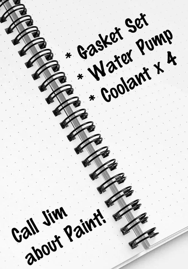 BKG Money Pit Log Book - Busted Knuckle Garage Gifts & Gear